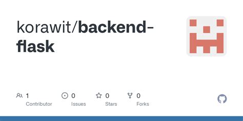 Github Korawitbackend Flask