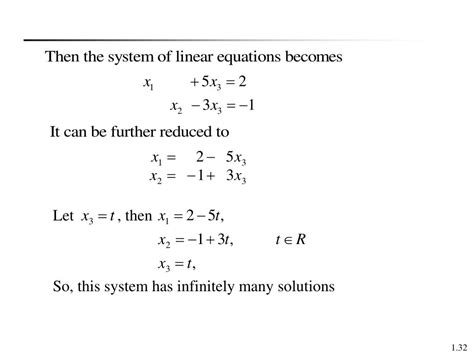 ppt chapter 1 systems of linear equations powerpoint presentation