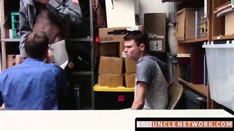 Security Bear Ravages Tight White Twinks Booty Hole Deep And Hard