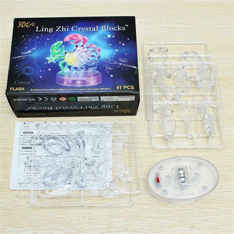 Ling Zhi Blocks Constellation 3d Crystal Puzzles With Led Lights 41 Pc Reliable Store