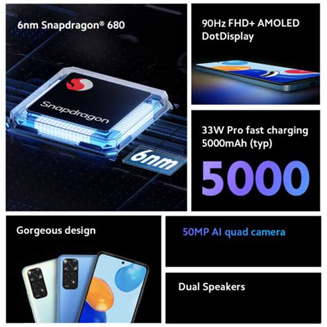 Xiaomi Redmi Note 11 2201117TY - 64GB - Star Blue (Ohne Simlock ...