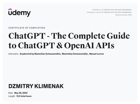 dzmitry klimenak on linkedin ai chatgpt openai onlinecourse