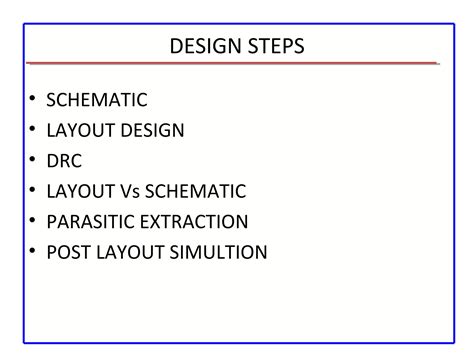 Layout Design On MICROWIND PPT