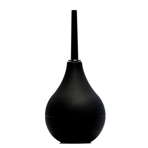 Anal Vaginal Bulb Douche Enema Rectal Colonic Irrigation Syringe Cleaner For Men Black 5 4oz