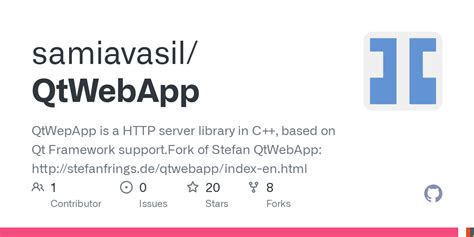 GitHub Samiavasil QtWebApp QtWepApp Is A Server Library In C Based On Qt Framework