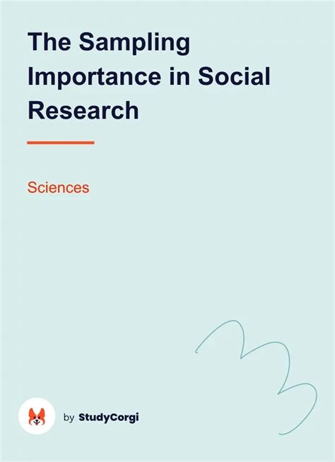 The Sampling Importance In Social Research Free Essay Example