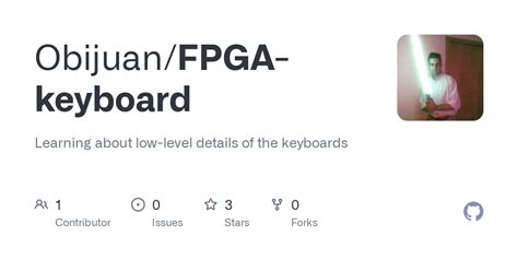 Github Obijuanfpga Keyboard Learning About Low Level Details Of The Keyboards