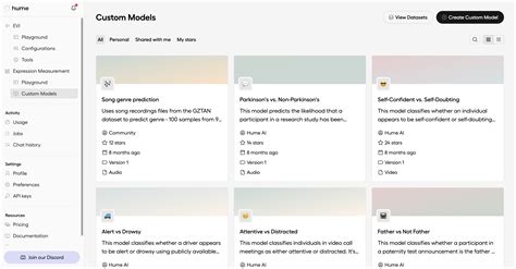 training a custom model — hume api