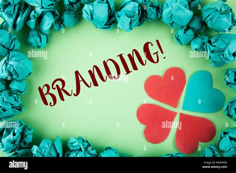 Handwriting Text Branding Motivational Call Concept Meaning Creating A Unique Identity For New