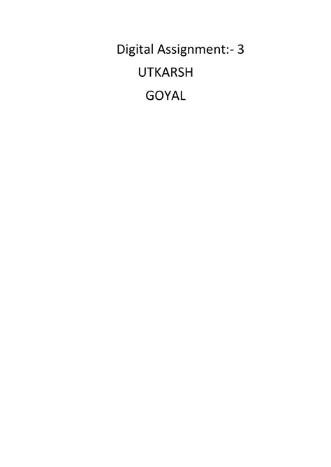 DELA LAB Answers Algebra Lab Work AOD Digital Assignment UTKARSH GOYAL BIT A Aim
