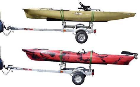 Malone Ecolight Sport Trailer For A Heavy Kayak 7 Bunks 400 Lbs