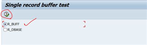 Single Buffering Open Sql Sapcodes