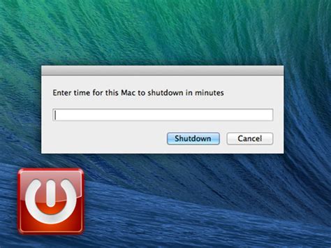 shutdown timer osx minuterie pour Éteindre votre mac gratuit maxiapple