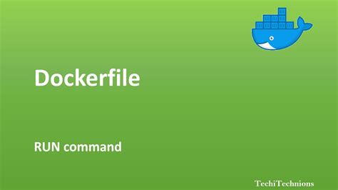 Dockerfile For Beginners 3 Run Command In Dockerfile Youtube
