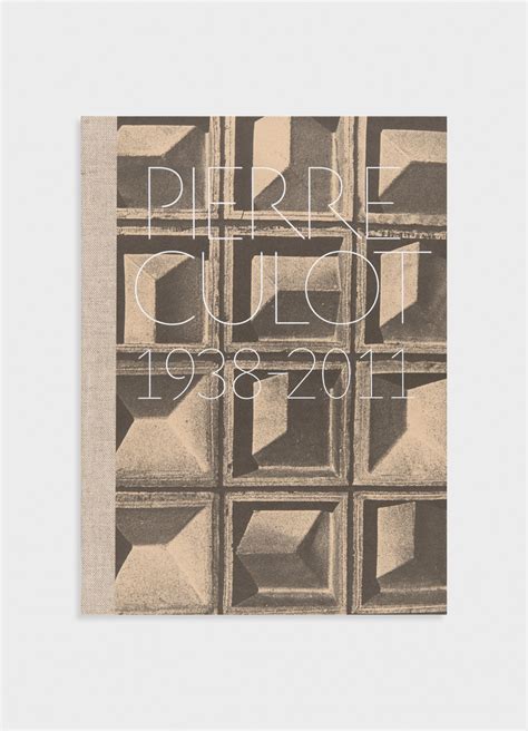 Pierre Culot 1928 2011 Mast Books