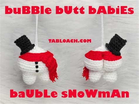Bauble Butt Snowman Ornament by tabloach on DeviantArt