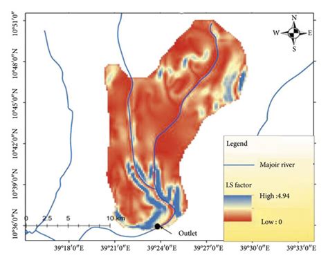 ls factor map of kabe watershed download scientific diagram