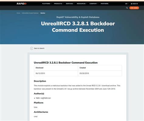 Devraj Khadka On Linkedin Exploiting Vulnerability Unreal Ircd Backdoor