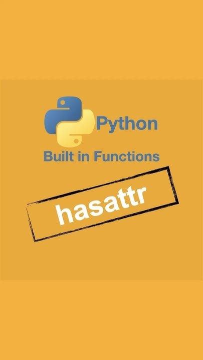 Hasattr Python Yerleşik Gömülü Built In Fonksiyonlar Rthecodingtime