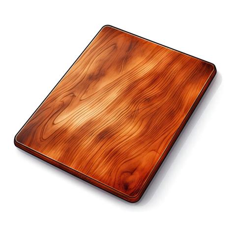 Premium Vector Brown Color Cutting Board Gradient Vector White Backgroun