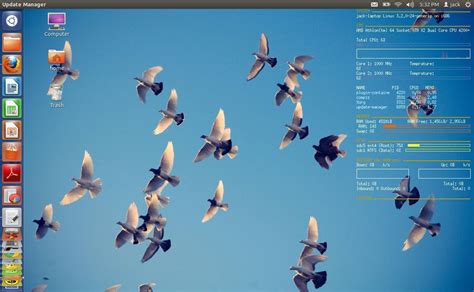 Conky Cool System Monitor Clunky Setup