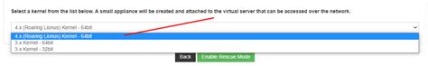 How To Use The Rescue Mode In SolusVM Control Panel Knowledgebase