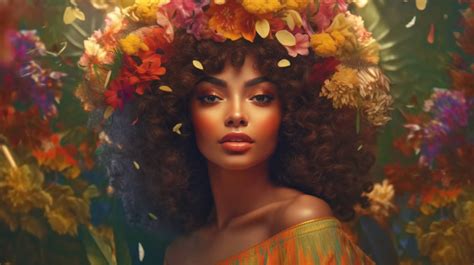 Pretty Girl Ruffled Hair With Flowers And Lea By Bengdeptraii On Deviantart