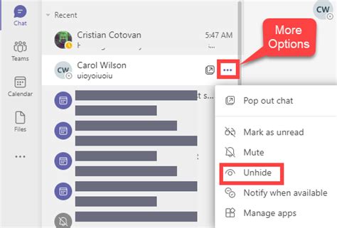 Teams Chats Hide Chats Delete Messages And Organize Your Chats Chris Menard Training
