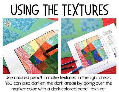 Texture Rubbing Idea File Folder Texture Plate Expressive Monkey