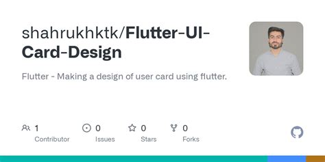 GitHub Shahrukhktk Flutter UI Card Design Flutter Making A Design Of User Card Using Flutter