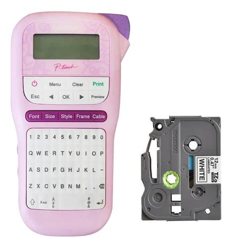 Impresora Brother Ptouch Pt H110 Rotuladora Cinta Tze 231 Rosa