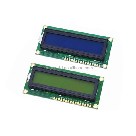 1602 Lcd Display 16x2 Character Bluegreen Screen Module
