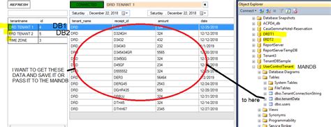 C Save Multiple Data From Different Database To One Database Stack