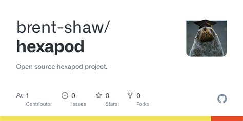 GitHub Brent Shaw Hexapod Open Source Hexapod Project