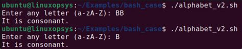 Case Statement In Bash Shell Scripting