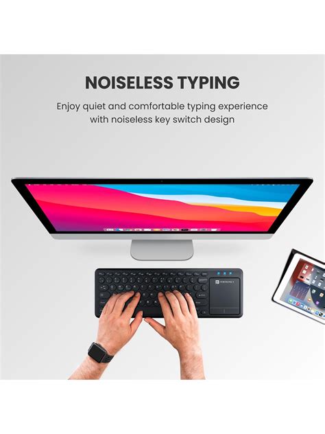 Buy Portronics Black Bubble Pro Wireless Keyboard With Touchpad Online