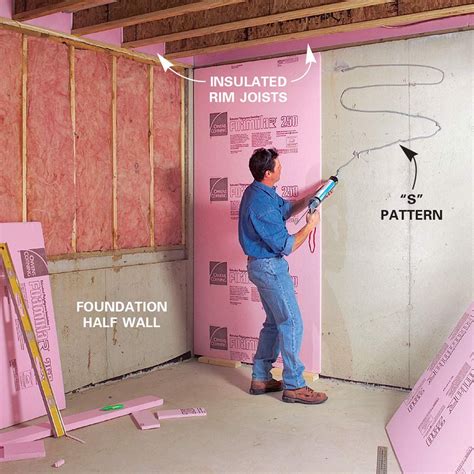 How To Finish A Basement Basement Concrete Wall Insulation How To