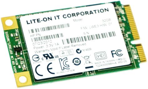 Sandisk SDSA5DK-064G-1006 - 64GB 6Gb/s MLC mSATA Mini PCI-E Solid State ...