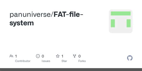 github panuniverse fat file system