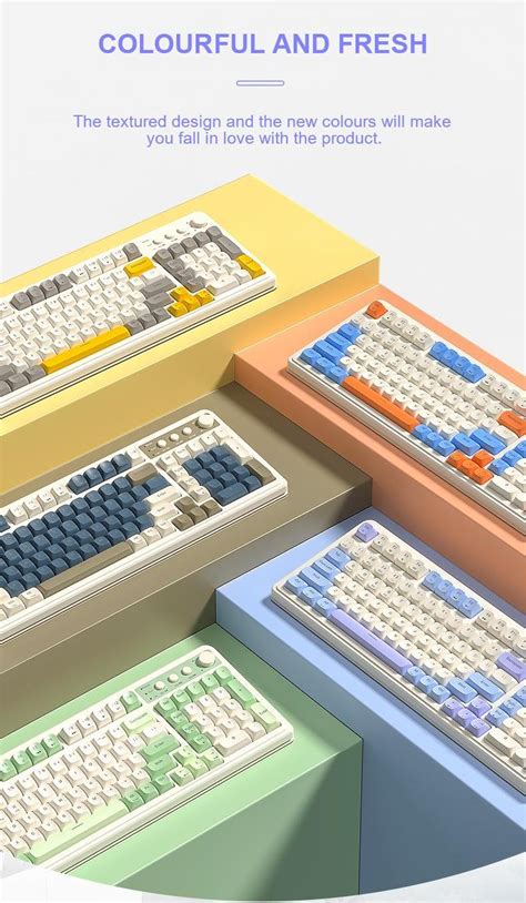 Aula S99 Rgb Membrane Keyboard 3mode Wireless Bluetooth Wired Keyboard