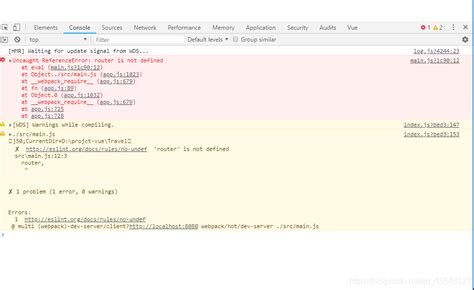 Vue学习之路问题一：vue 报错 Router Is Not Defined Csdn博客