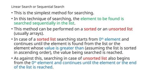 Data Structure Unit Ii Searching And Sortingpptx