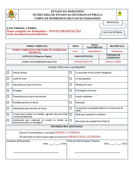modelo de requerimento de servidor pdf