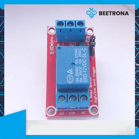 Jual Relay Module 12V 1Ch Dual Trigger HIgh Low 1 Channel Optocoupler Shopee Indonesia