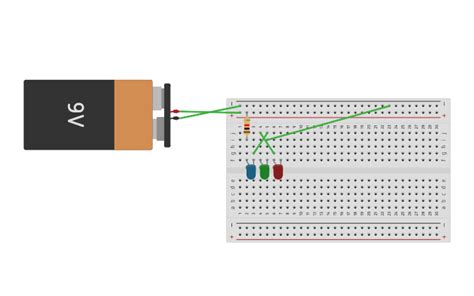 Circuit Design Leds 8 Tinkercad