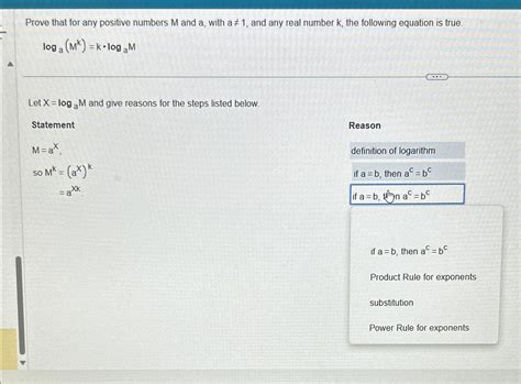Solved Prove That For Any Positive Numbers M ﻿and A ﻿with
