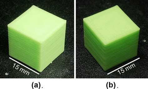 Two Images Of The Cubes Printed With A And Without B Being Sampled Download Scientific Diagram