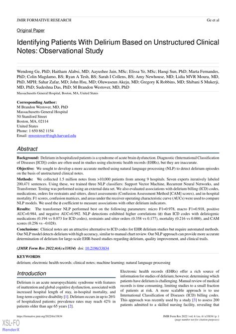pdf identifying patients with delirium based on unstructured clinical