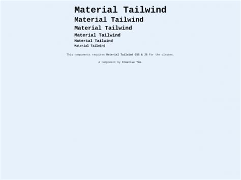 8 Tailwind Css Text Free And Premium Components Collection