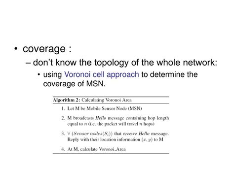 ppt selection and navigation of mobile sensor nodes using a sensor